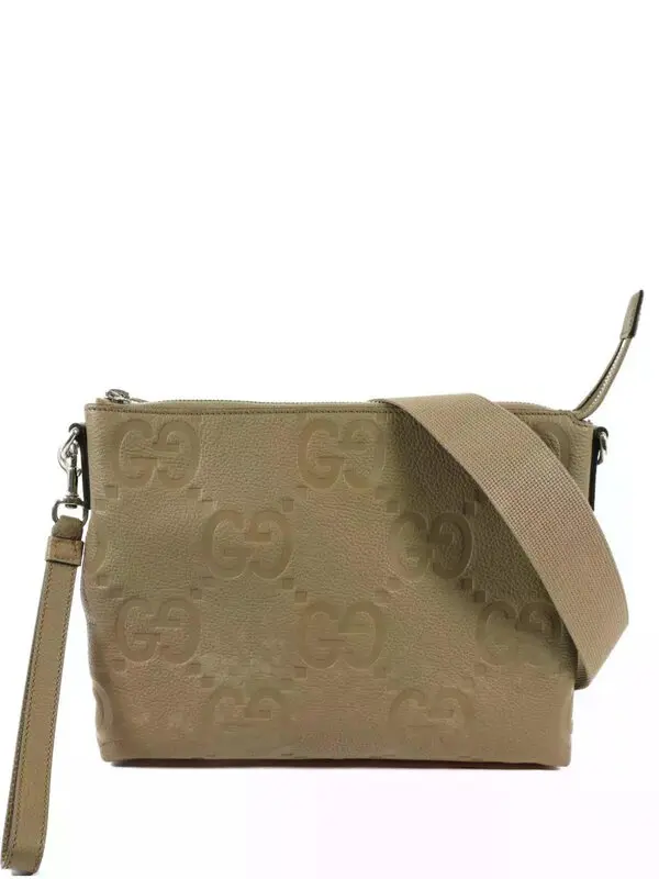 Gucci Jumbo Gg Shoulder Bag - Neutrals