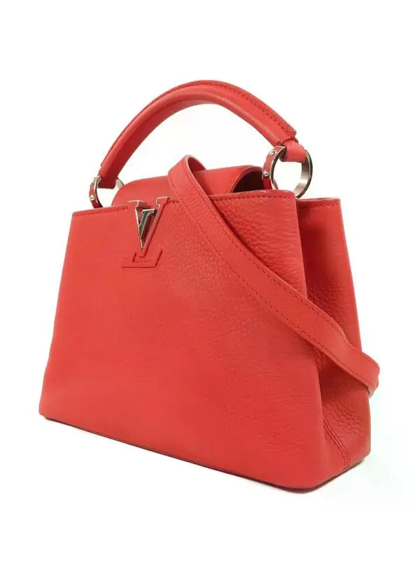 LOUIS VUITTON Bb Capucines Handbag - Red