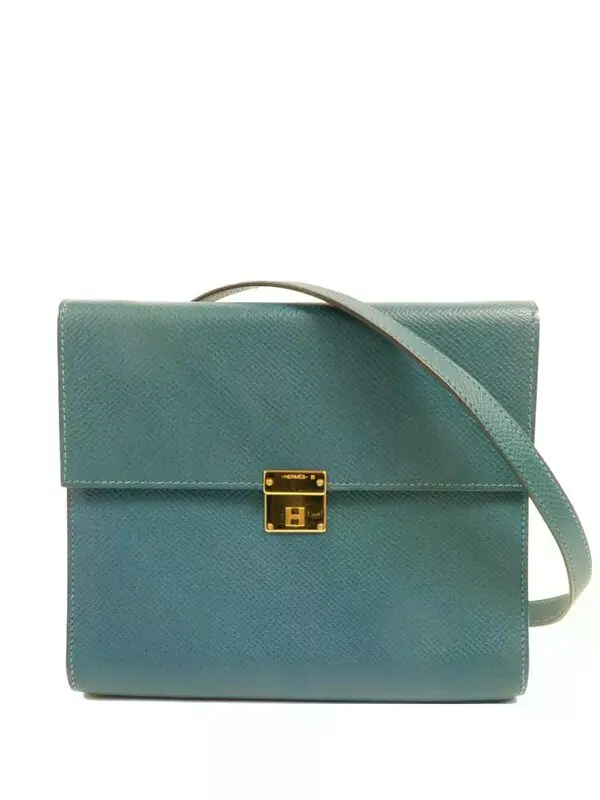 Hermès Clic 16 Epsom Leather Crossbody Bag - Blue