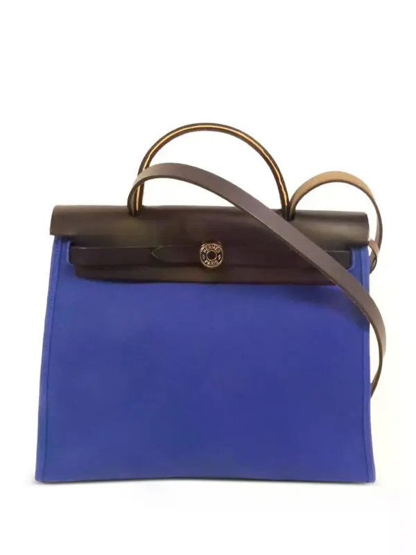 Hermès Herbag Pm Tote Bag - Blue