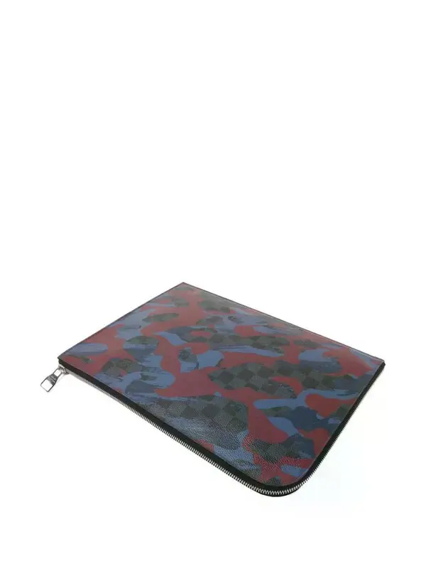 LOUIS VUITTON Gm Pochette Jour Damier Graphite Clutch Bag