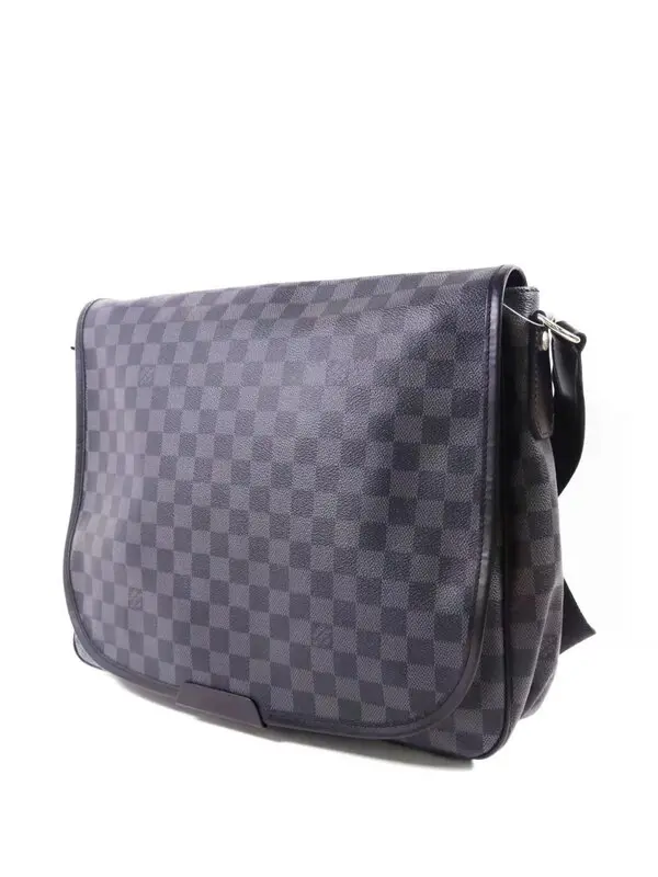 LOUIS VUITTON Gm Damier Graphite Daniel Shoulder Bag