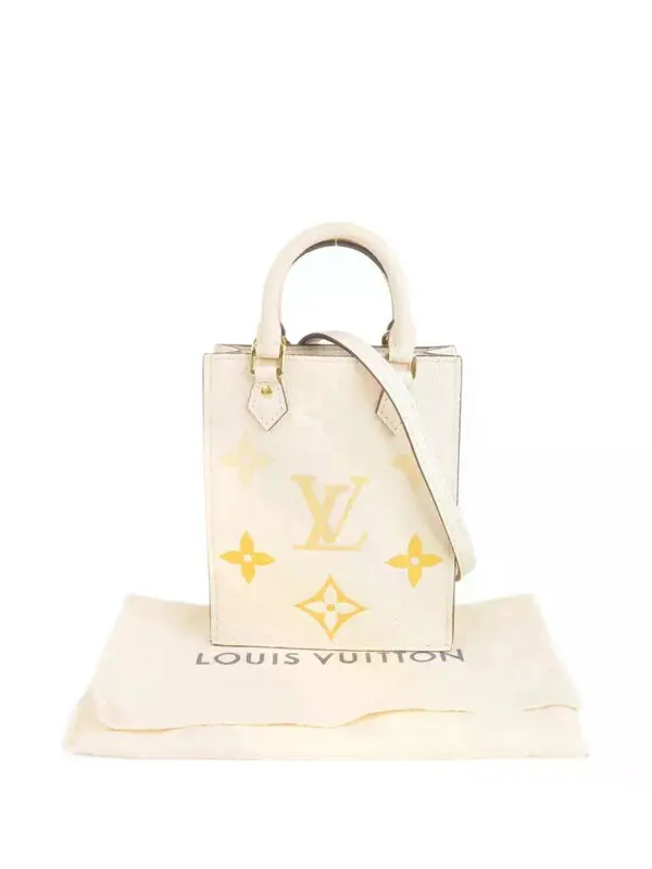 LOUIS VUITTON Petit Sac Plat Calfskin Tote Bag