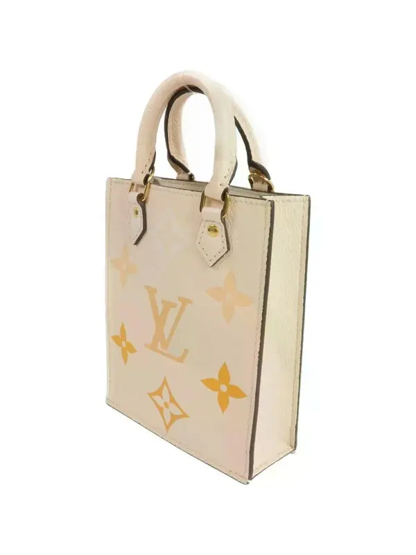LOUIS VUITTON Petit Sac Plat Calfskin Tote Bag
