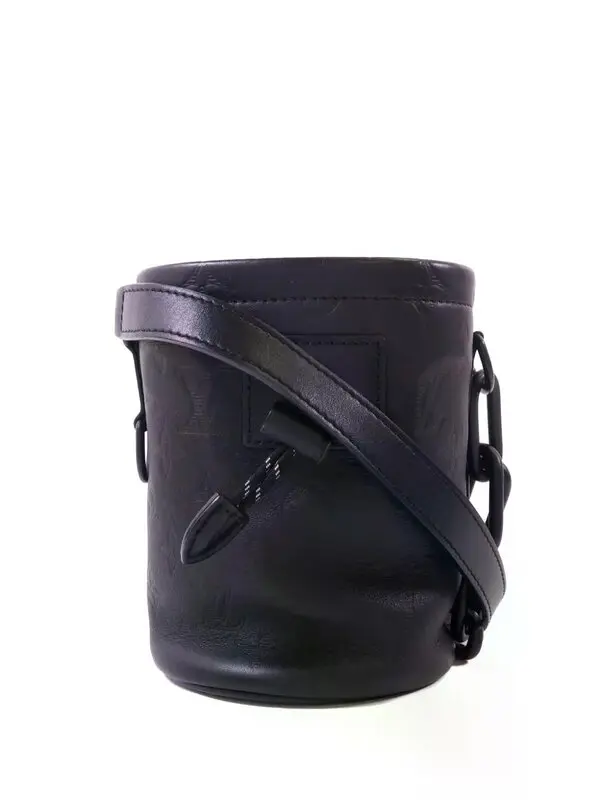 LOUIS VUITTON Chalk Nano Monogram Shadow Shoulder Bag