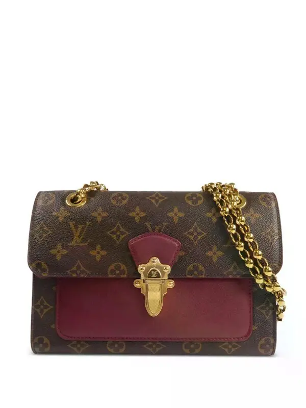 LOUIS VUITTON Victoire Monogram Shoulder Bag - Brown