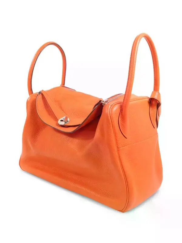 Hermès Lindy 34 Tote Bag - Orange