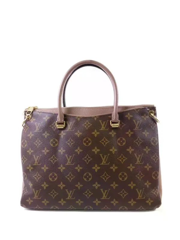 LOUIS VUITTON Pallas Mm Monogram Shoulder Bag - Brown