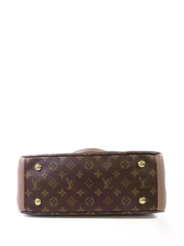 LOUIS VUITTON Pallas Mm Monogram Shoulder Bag - Brown