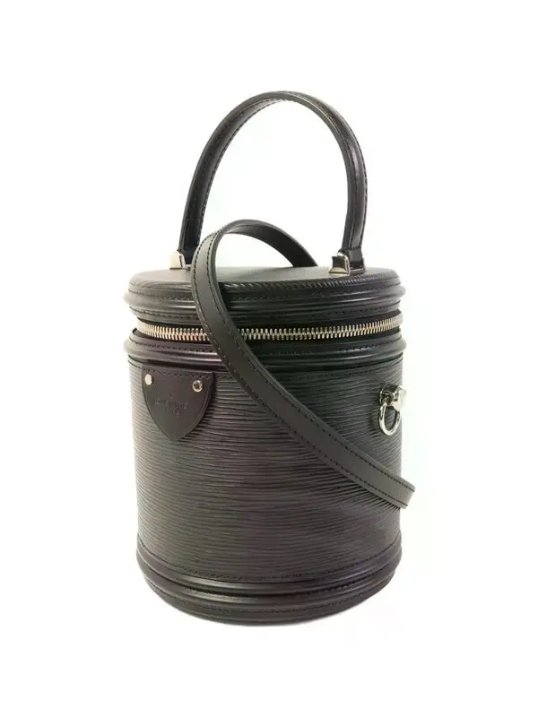 LOUIS VUITTON Cannes 2-way Leather Tote Bag - Black