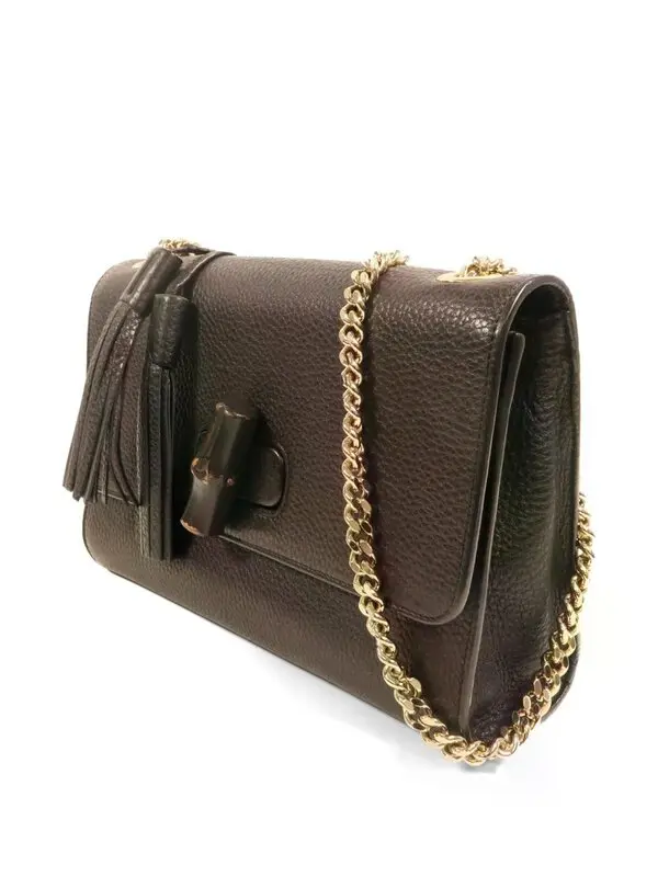 Gucci Bamboo Chain Shoulder Bag - Brown