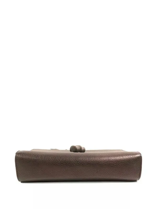 Gucci Bamboo Chain Shoulder Bag - Brown