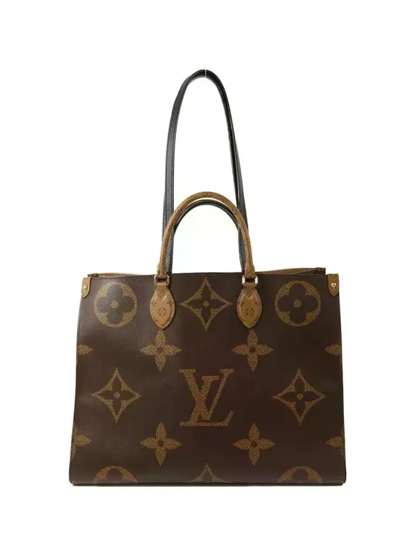LOUIS VUITTON On The Go Gm Tote Bag - Brown