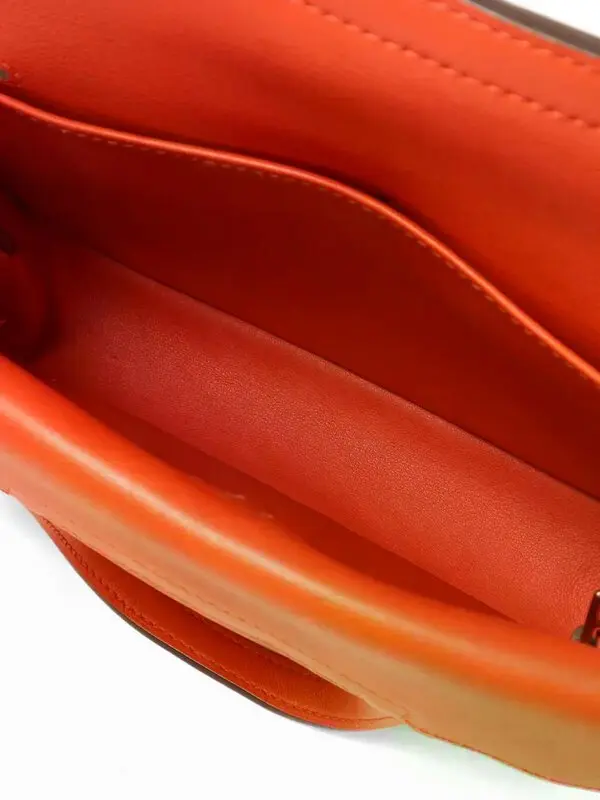 Hermès Halzan Two-way Handbag - Orange