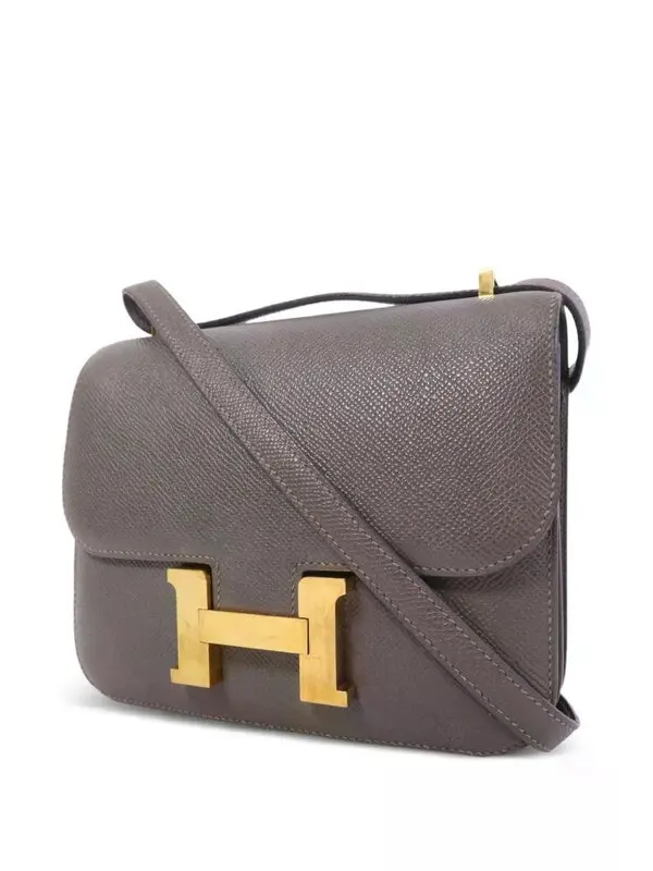 Hermès Constance Epsom Leather Crossbody Bag - Grey