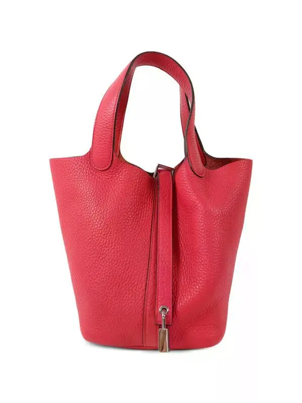Hermès Pm Picotin Lock Handbag - Red