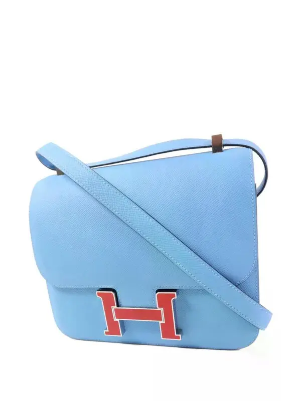 Hermès 24 Constance Shoulder Bag - Blue