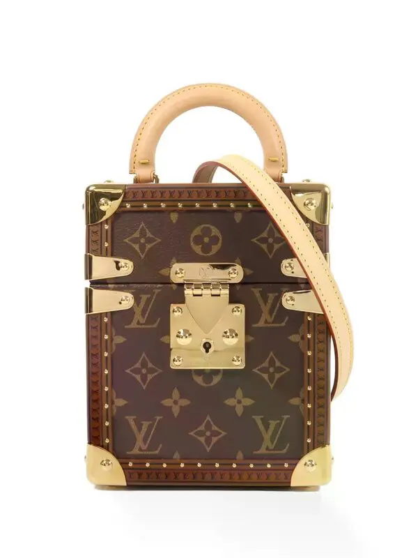 LOUIS VUITTON Monogram Camera Box Tote Bag - Brown