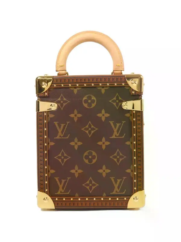 LOUIS VUITTON Monogram Camera Box Tote Bag - Brown