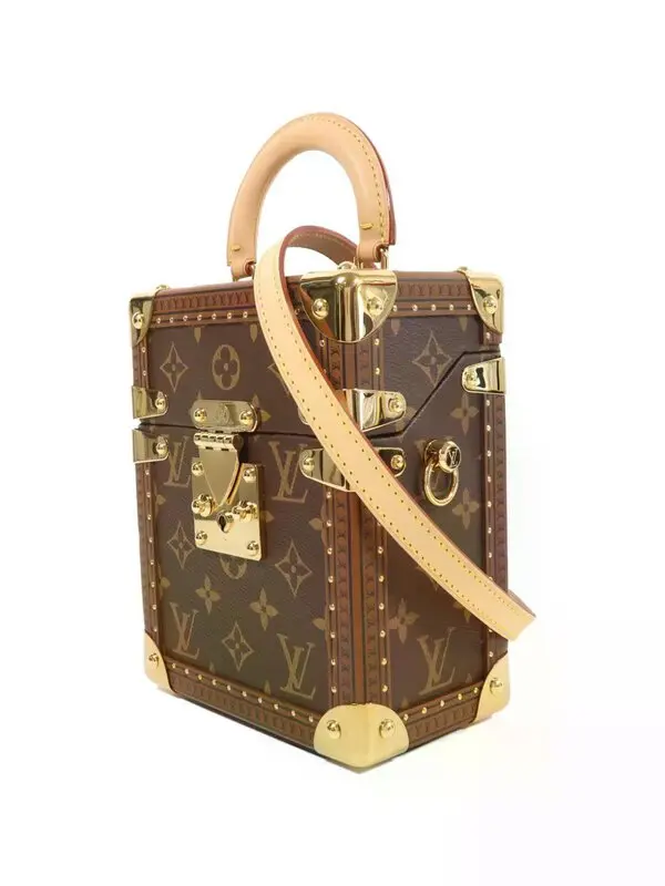 LOUIS VUITTON Monogram Camera Box Tote Bag - Brown