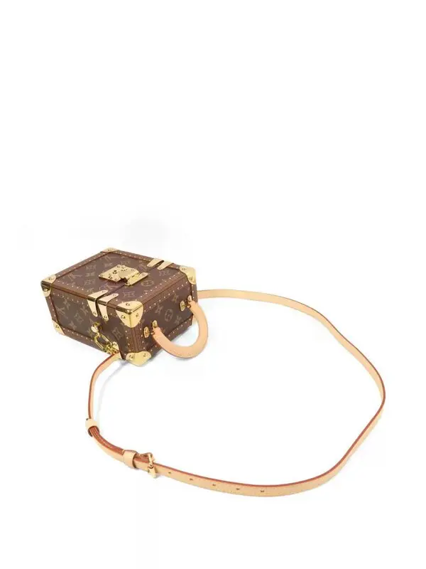 LOUIS VUITTON Monogram Camera Box Tote Bag - Brown