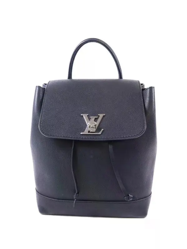 LOUIS VUITTON Mini Lockme Backpack - Black