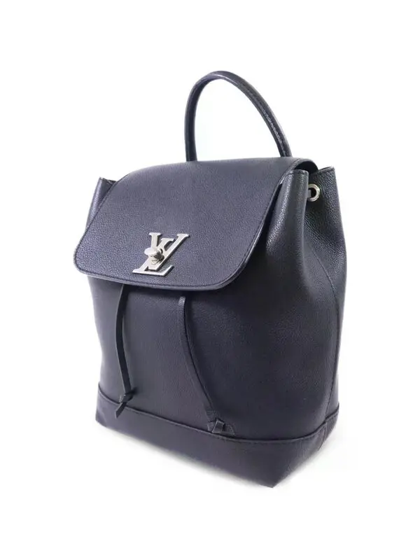 LOUIS VUITTON Mini Lockme Backpack - Black