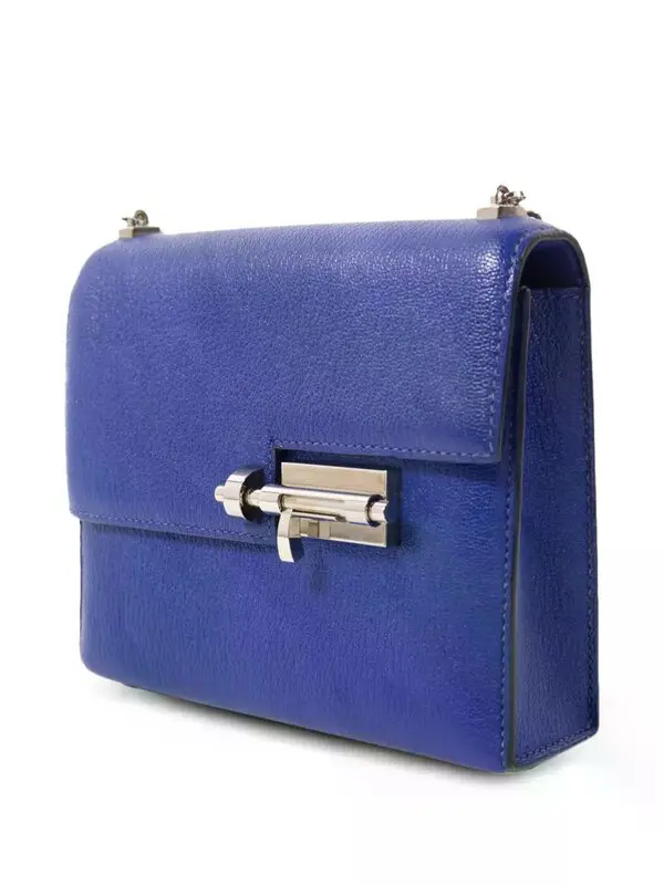 Hermès Mini Verrou Shoulder Bag - Blue