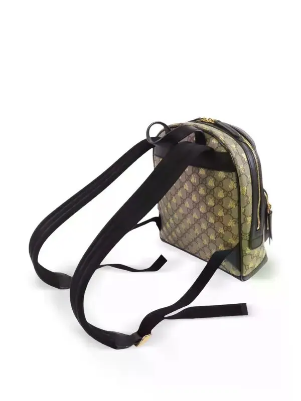Gucci Gg Supreme Bee Print Backpack