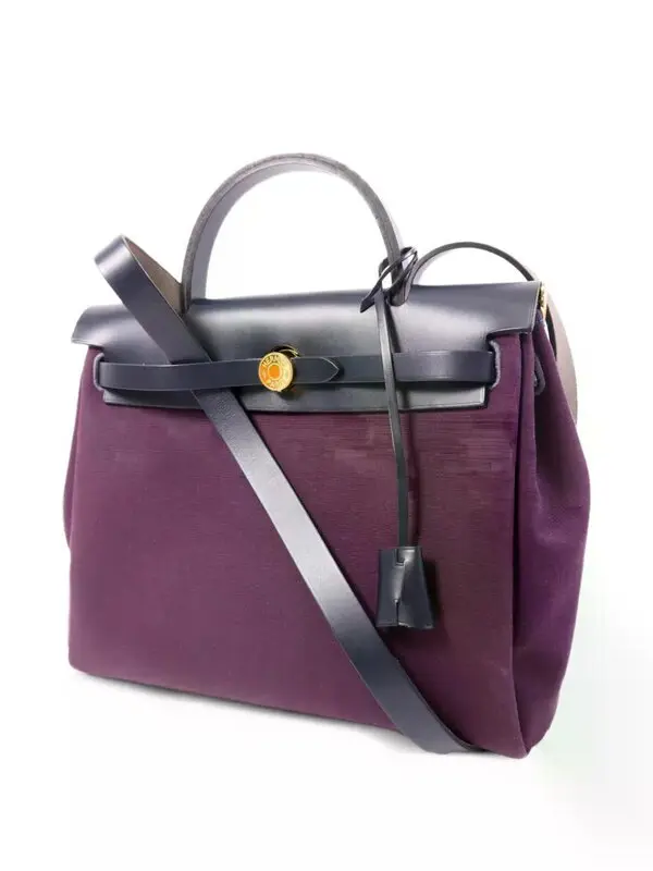 Hermès Herbag Pm Shoulder Bag - Purple