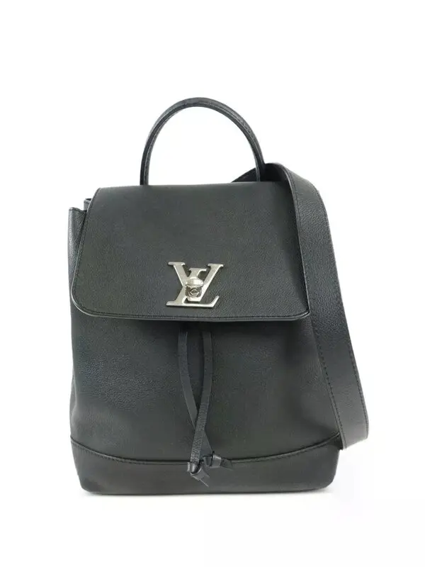LOUIS VUITTON Lock Me Leather Backpack