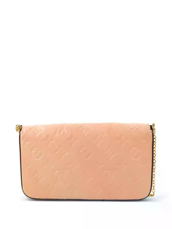 LOUIS VUITTON Monogram Empreinte Felicie Pochette Crossbody Bag - Pink