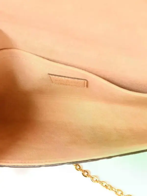 LOUIS VUITTON Monogram Empreinte Felicie Pochette Crossbody Bag - Pink