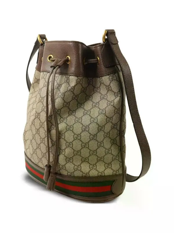 Gucci Ophidia Gg Bucket Bag - Neutrals