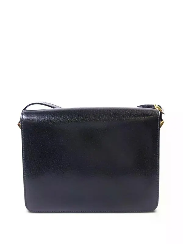 Gucci Calfskin Leather Shoulder Bag With Gold-tone Hardware