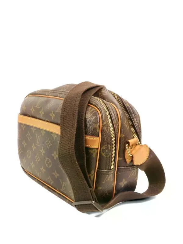 LOUIS VUITTON Reporter Shoulder Bag In Monogram Canvas - Brown