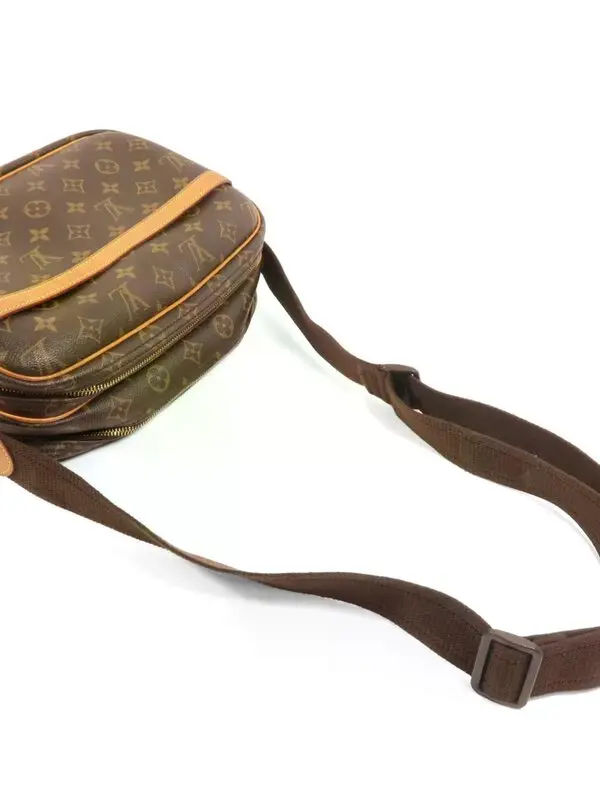LOUIS VUITTON Reporter Shoulder Bag In Monogram Canvas - Brown