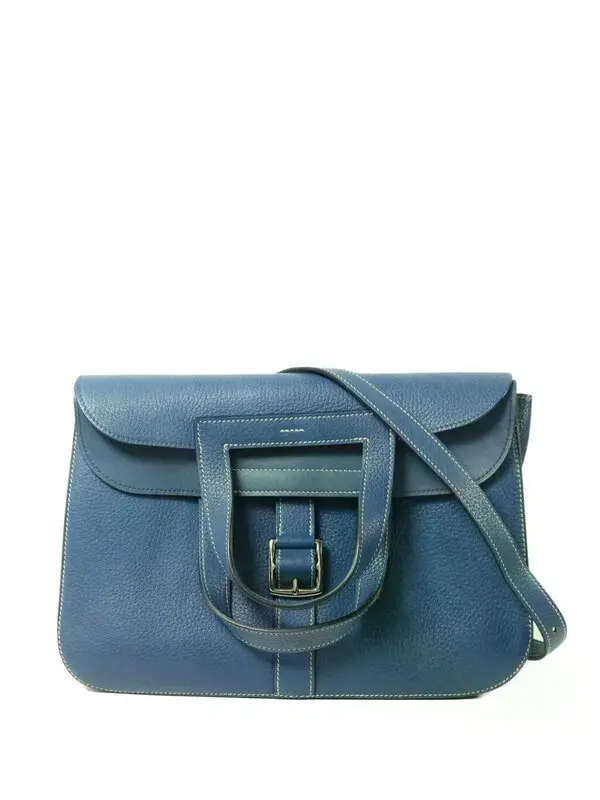 Hermès Halzan Shoulder Bag - Blue