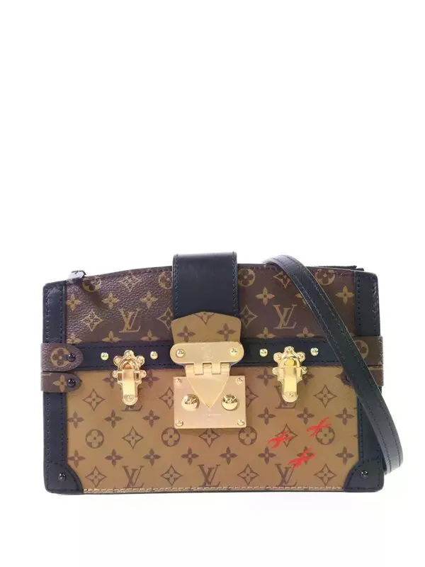LOUIS VUITTON Reverse Trunk Monogram Canvas Clutch Bag