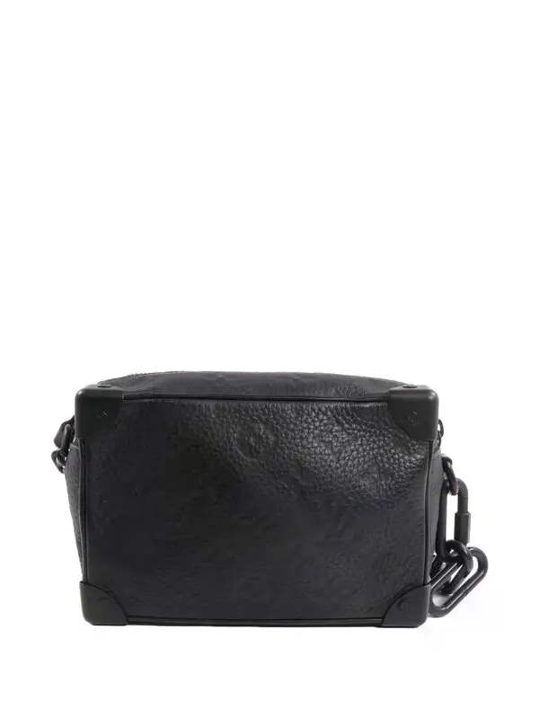 LOUIS VUITTON Taurillon Clemence Leather Mini Soft Trunk Bag