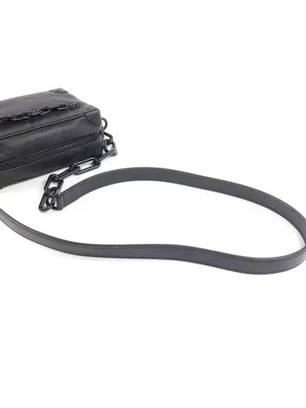 LOUIS VUITTON Taurillon Clemence Leather Mini Soft Trunk Bag
