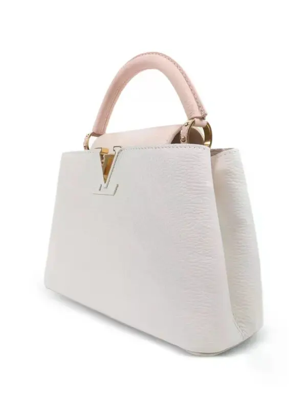 LOUIS VUITTON Capucines Handbag - White
