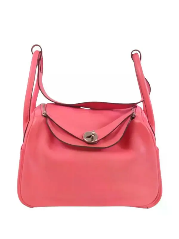Hermès Lindy 26 Evercolor-leather Tote Bag - Pink