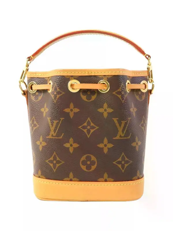 LOUIS VUITTON Nano Noe Monogram Tote Bag - Brown