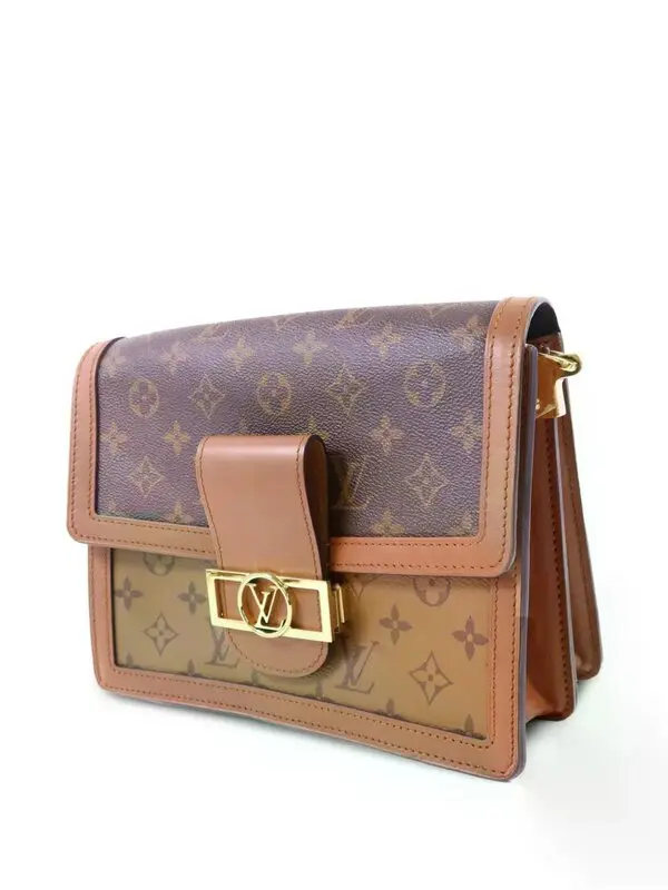 LOUIS VUITTON Dauphine Mm Monogram Reverse Shoulder Bag