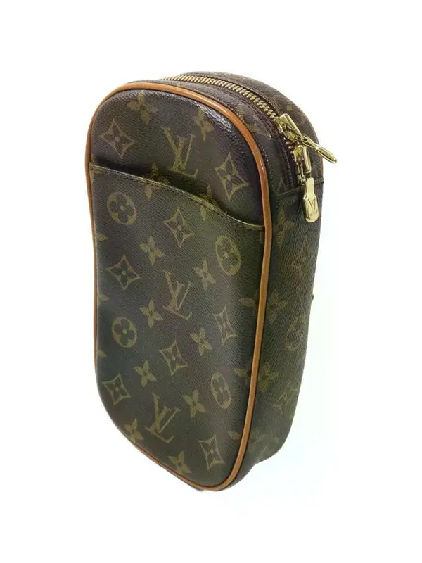 LOUIS VUITTON Monogram Canvas Pochette Gang Crossbody Bag - Brown