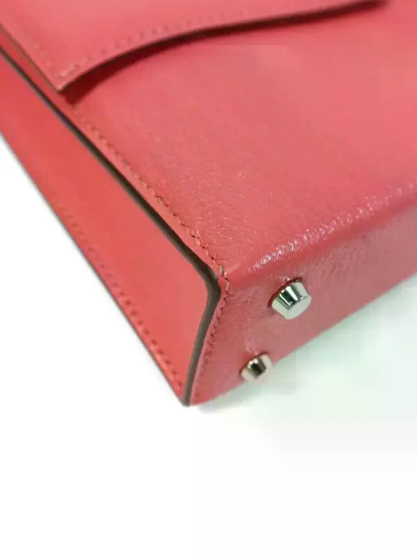 Hermès Verrou Leather Shoulder Bag - Pink