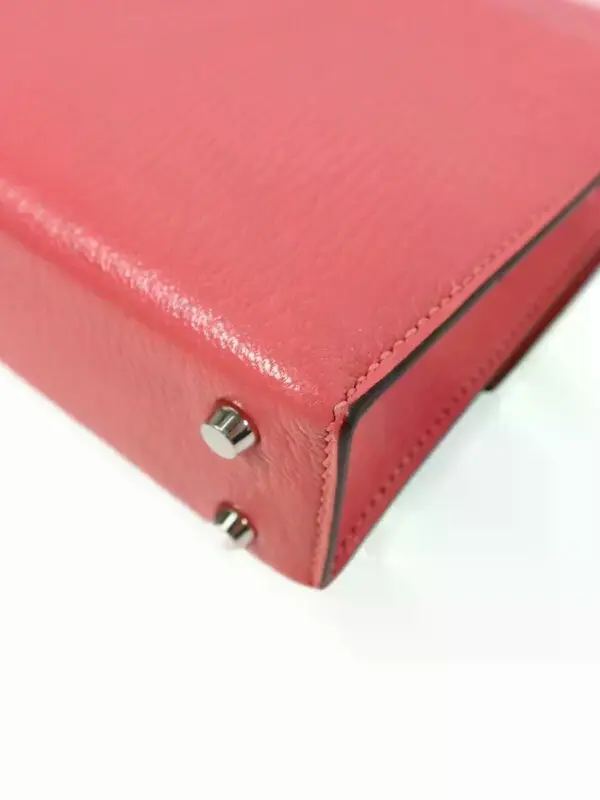 Hermès Verrou Leather Shoulder Bag - Pink