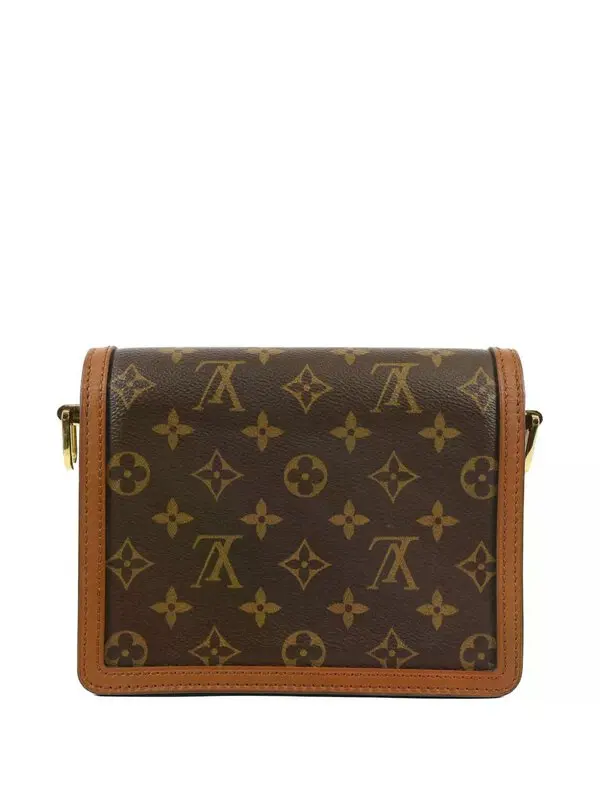 LOUIS VUITTON Mini Dauphine Monogram Reverse Tote Bag - Brown