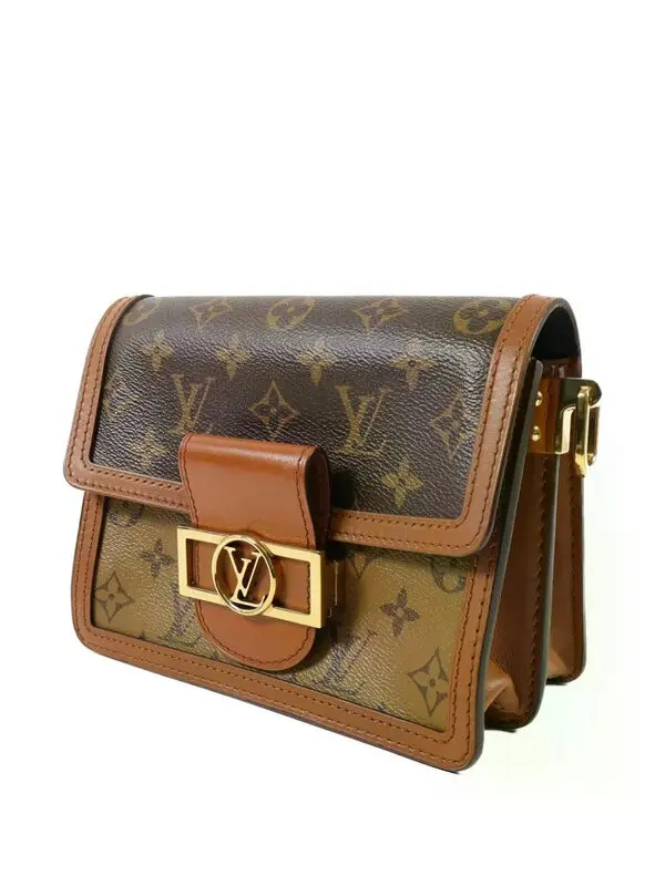 LOUIS VUITTON Mini Dauphine Monogram Reverse Tote Bag - Brown